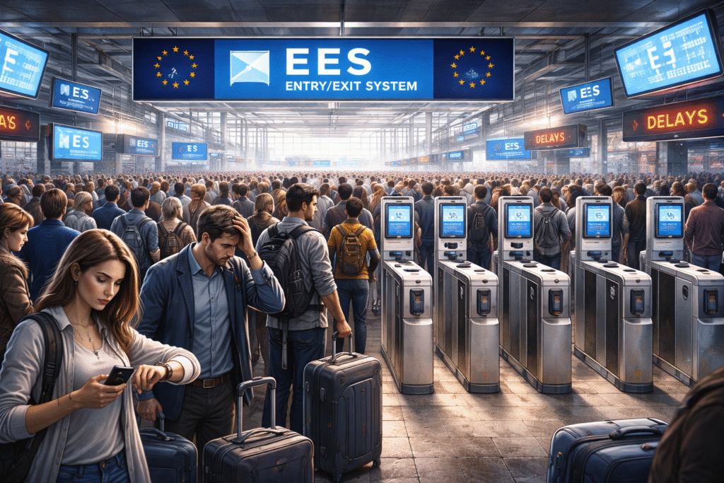 Warnings of Chaos at EU Airports After Rollout of New Entry/Exit System ...