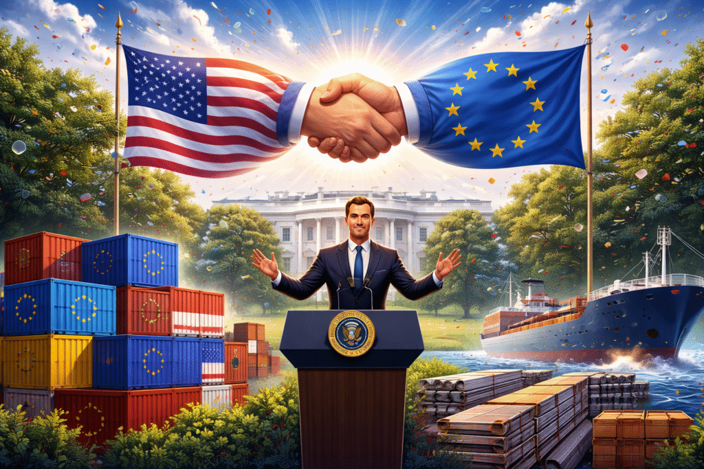 US President Announces Suspension of Tariffs on European Countries Amid ...