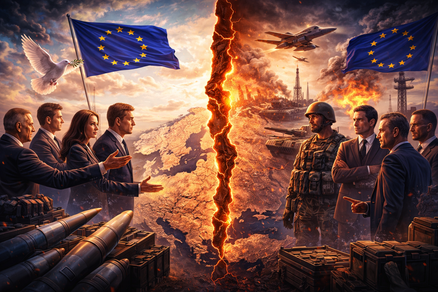 Divisions Emerge in Europe Over War Strategy, Weakening Unified ...